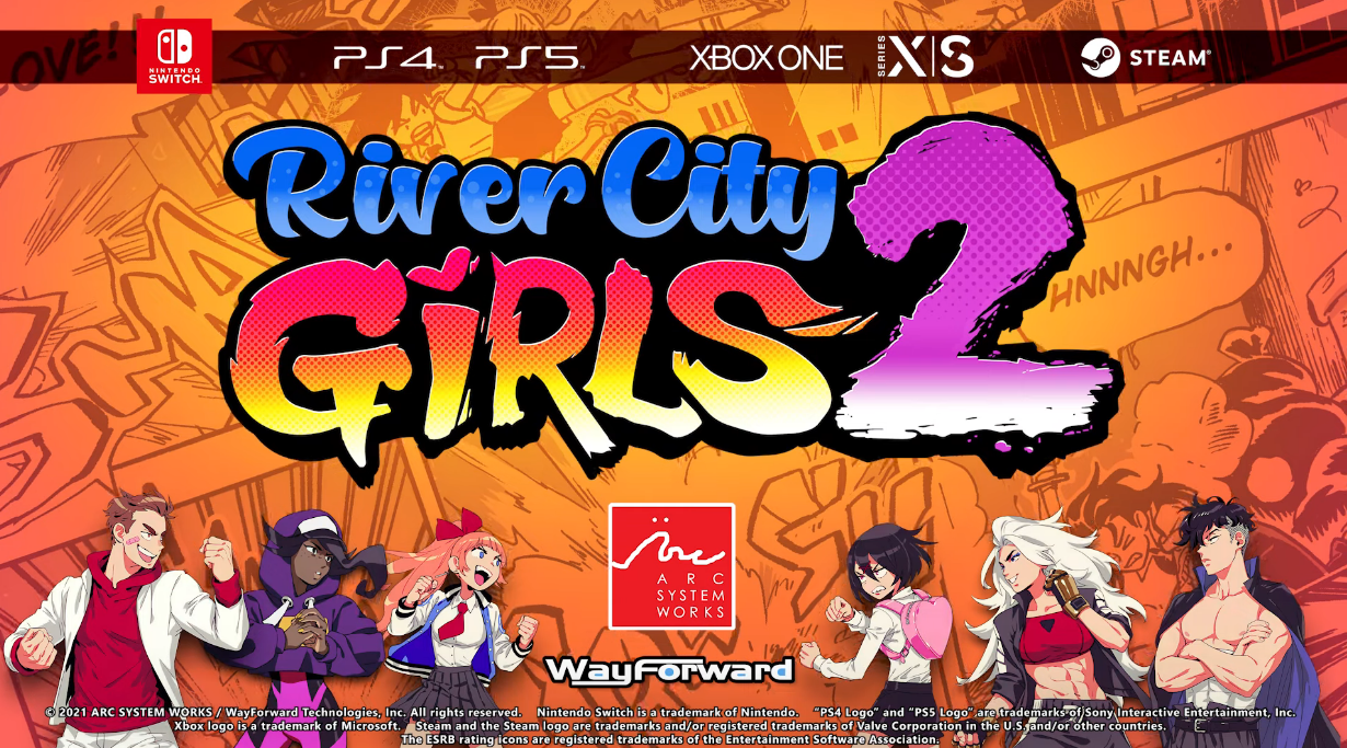 这次可以操作六名角色！《热血硬派国夫君外传 热血少女 2》正式宣布预定将在 2022 年夏季推出。 - Gamicsoft