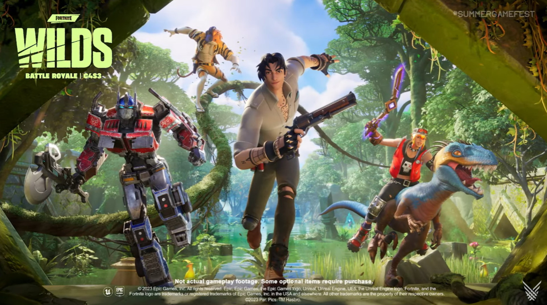 Fortnite Chapter 4 Season 3: Wilds features dinosaurs and Transformers - Gamicsoft