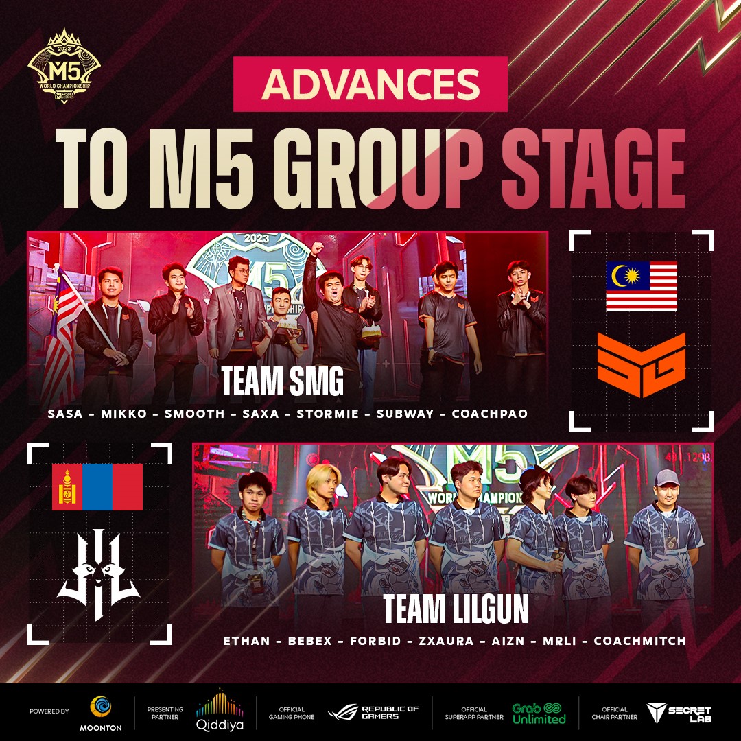 Team SMG 和 Team Lilgun 已正式锁定 M5 世界赛名额！ - Gamicsoft