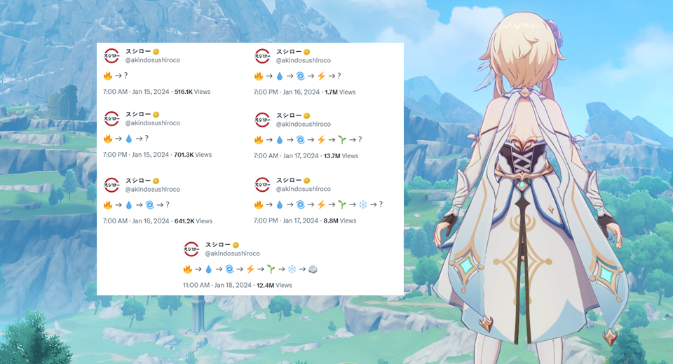 Sushiro Japan reveals IchibanKuji collaboration with Genshin Impact ...