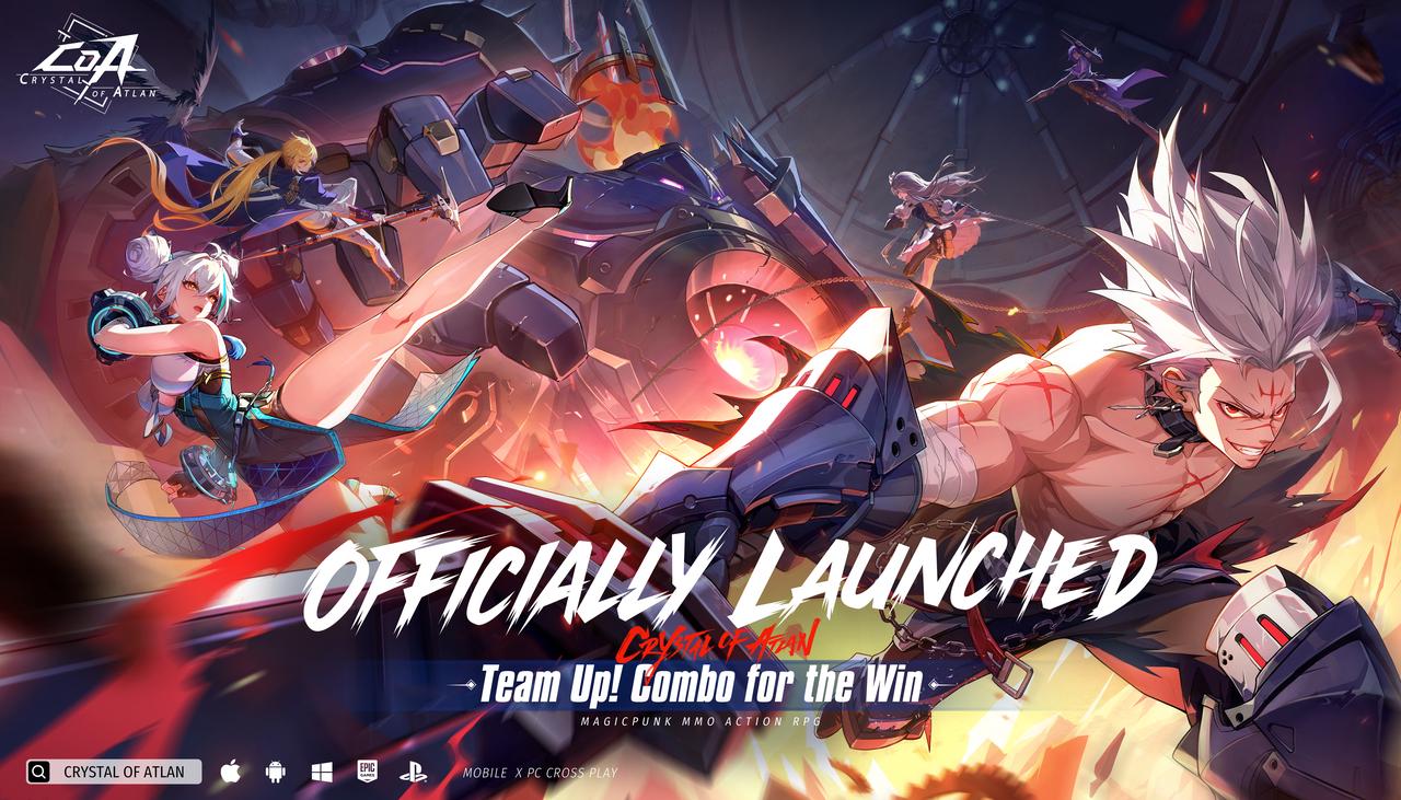 Magicpunk MMO Action RPG Crystal of Atlan Launches Globally - Gamicsoft