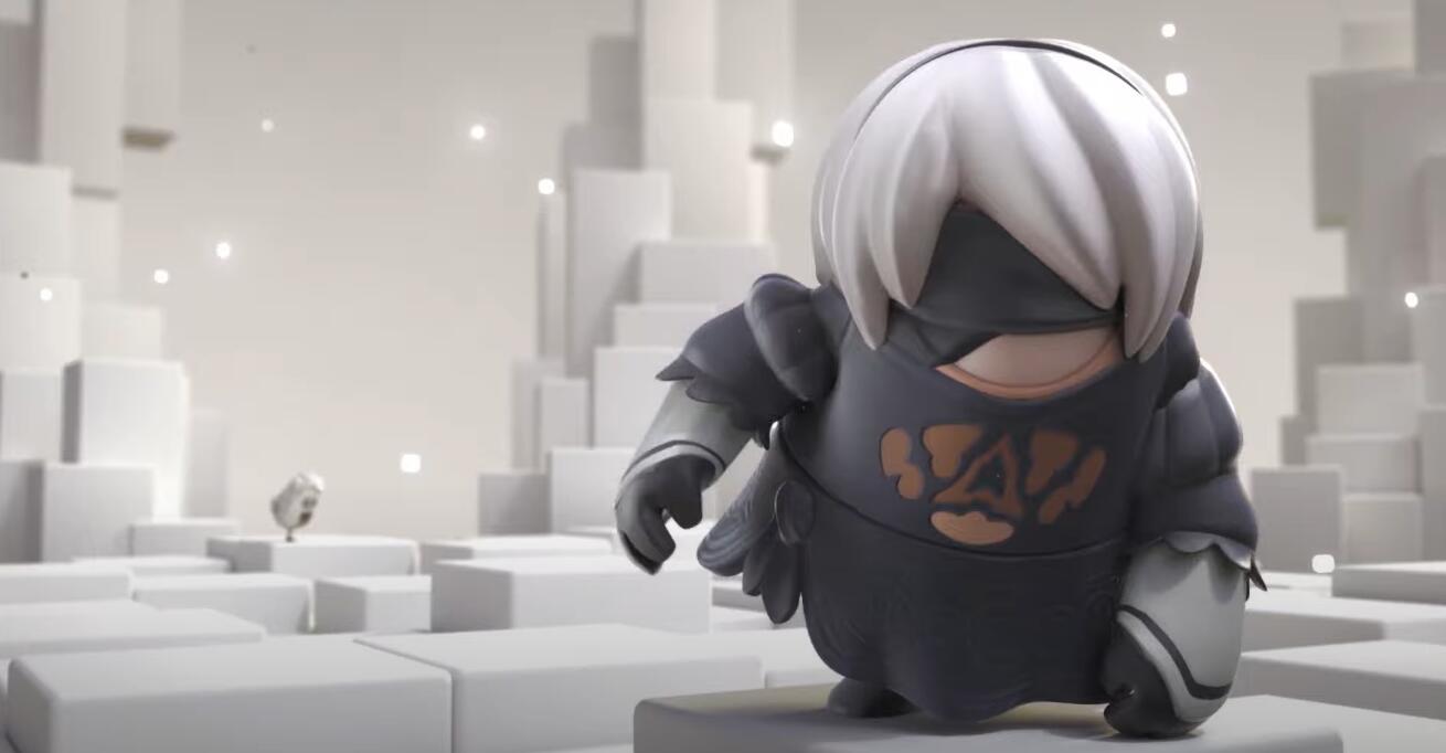 E32021：《Fall Guys: Ultimate Knockout》宣布将联动《NieR:Automata》，推出 2B 造型外观，预定 ...